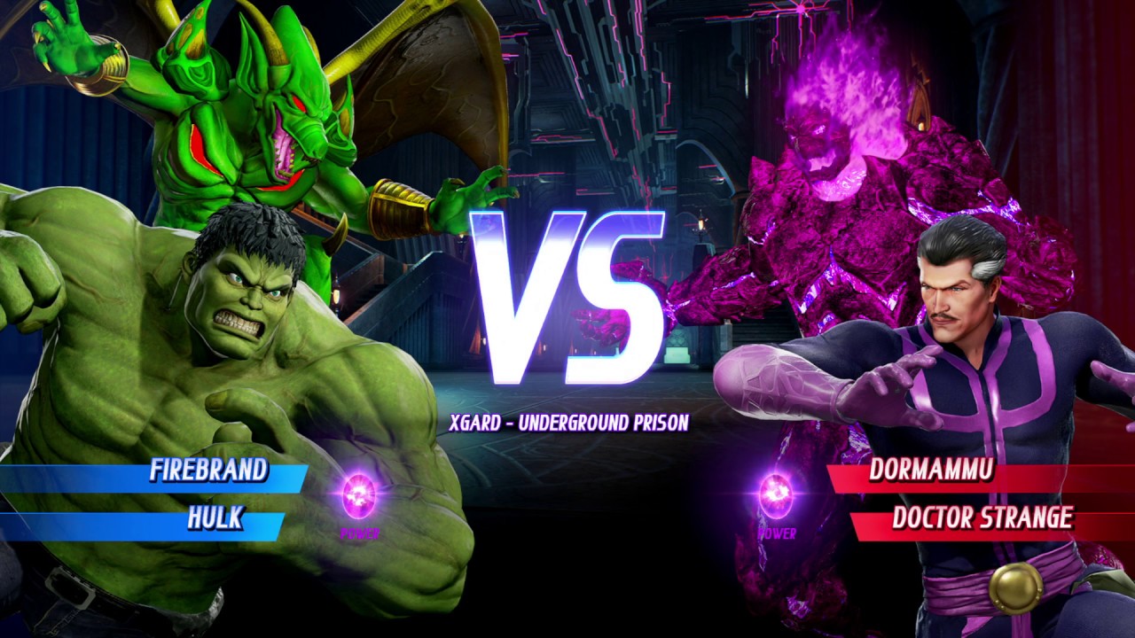 Hulk and Firebrand vs Dormammu and Doctor Strange - MARVEL VS. CAPCOM ...