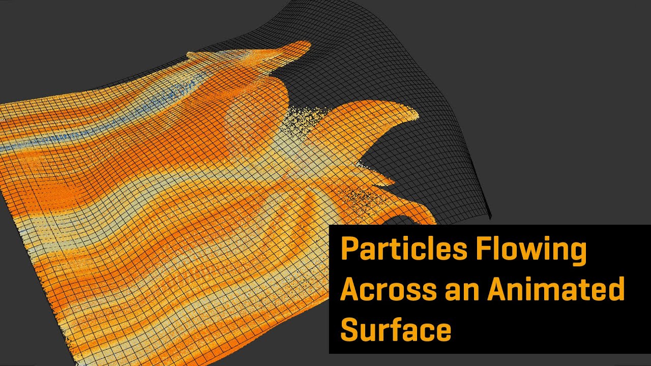 C4D Particles: Flow Across a Moving Surface - YouTube
