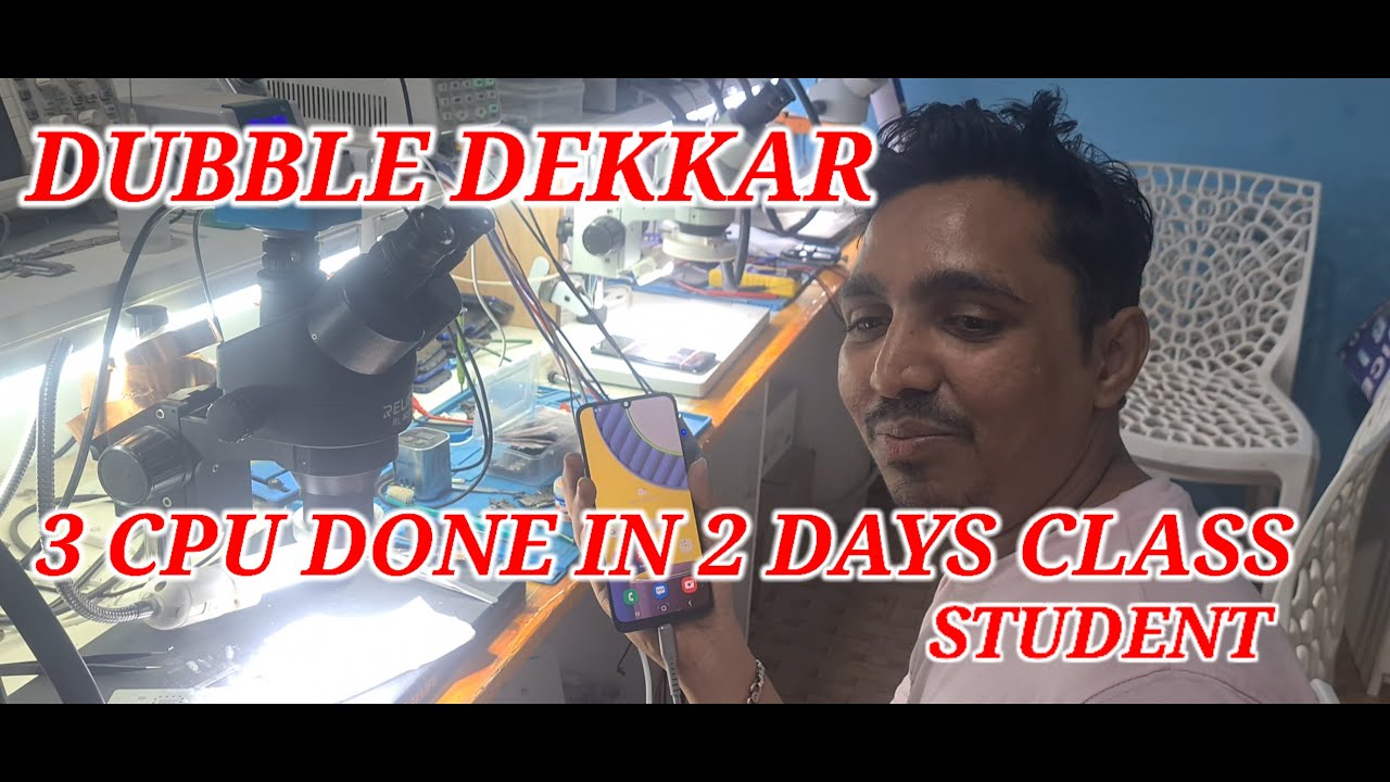student done 3 dubble dekker cpu in 2 days class - YouTube