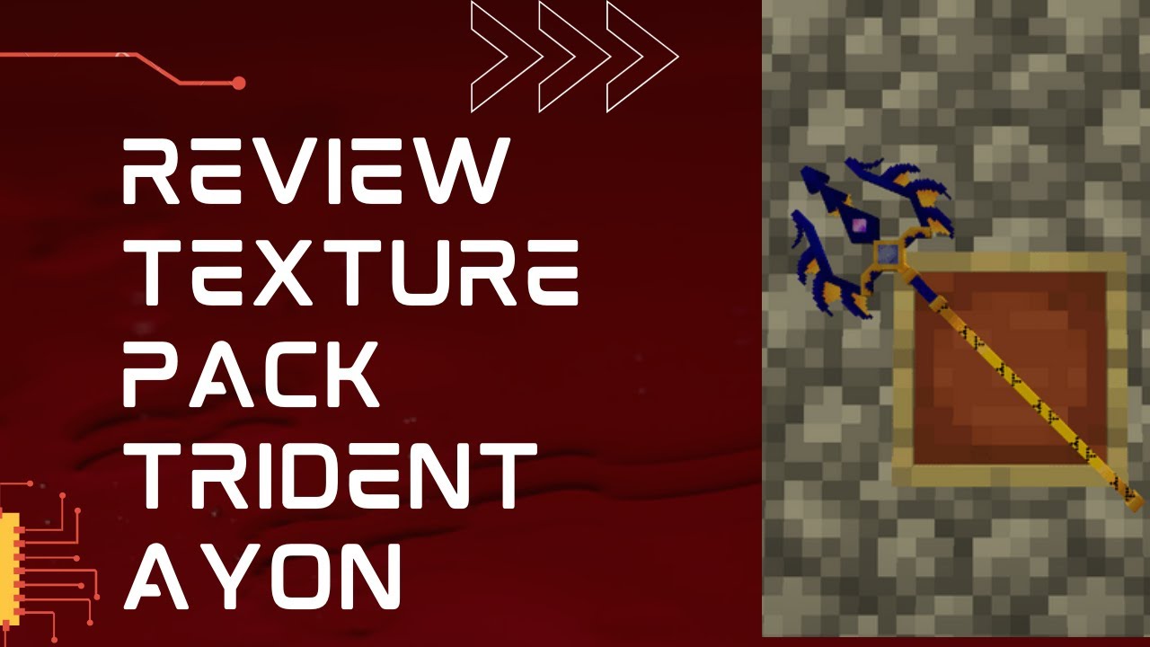 Review Texture pack trident ayon yang bisa di lempar buatan bang @Ziqy ...