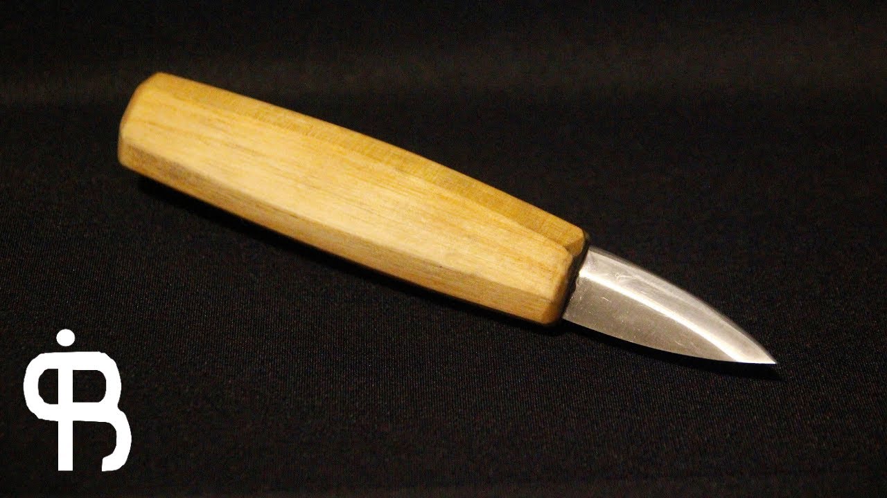Making a small CARVING KNIFE - Making woodcarving tools - YouTube