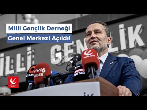 Genel Başkanımız Dr. Fatih Erbakan’ın katılımlarıyla Milli Gençlik Derneği Genel Merkezi açıldı! 🇹🇷