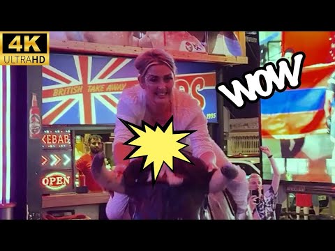 Benidorm Mechanical Bull Ride FAIL! #mechanicalbull #bullriding #texas #fail #rodeo