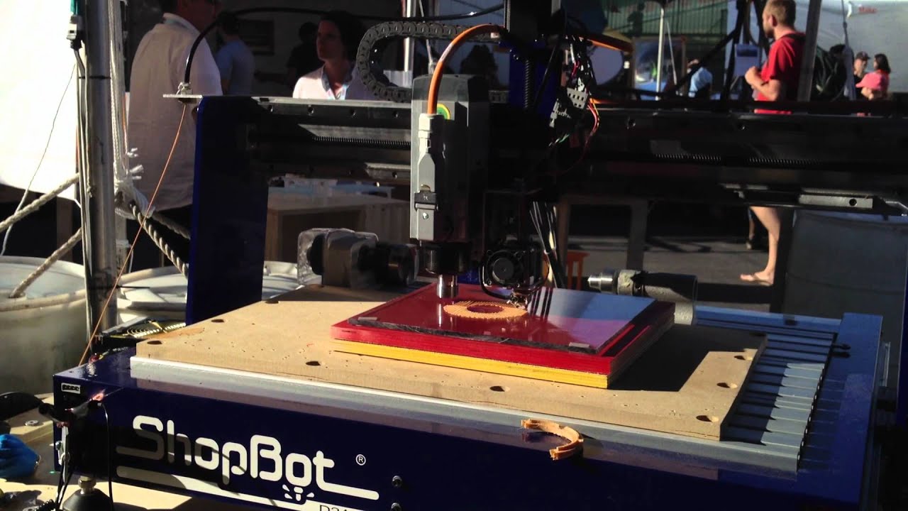 Makerbot 3D print head on a Shopbot Desktop - YouTube