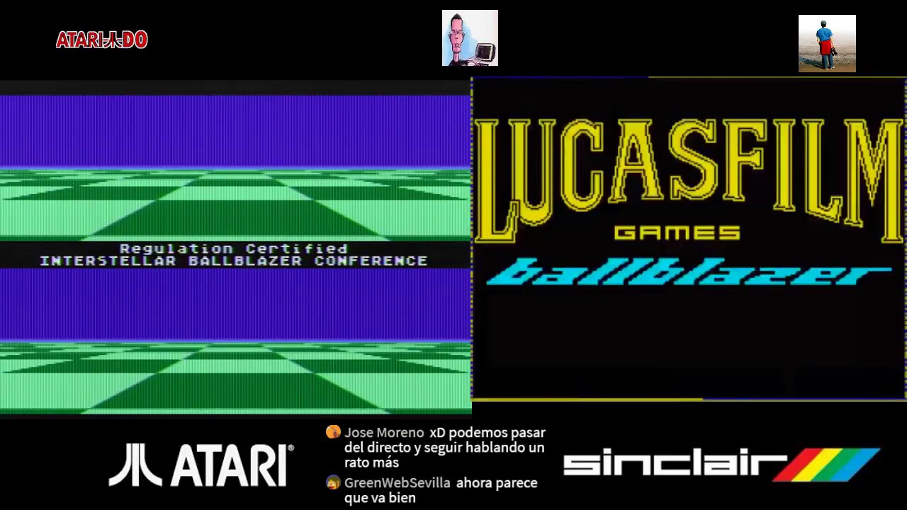 ZX Spectrum vs ATARI 8 Bit. Lucas Film Games con El Spectrumero Javi ...