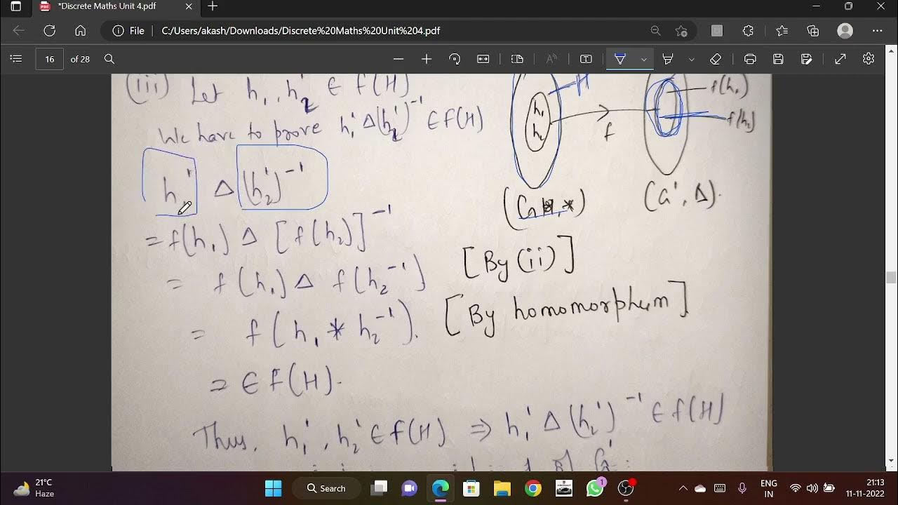 Discrete Maths Unit - 4 (Part - 2) - YouTube