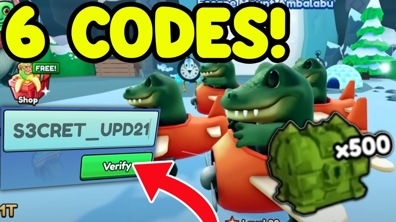 CROCO CRATES! ALL SECRET UPDATE 21 CODES In BRAINROT EVOLUTION! Roblox ...