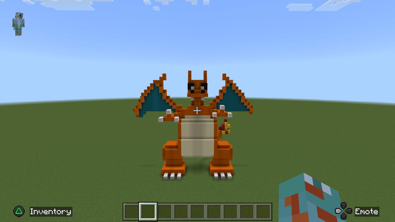 Derpy Charizard Build (Minecraft) (Pokemon) - YouTube