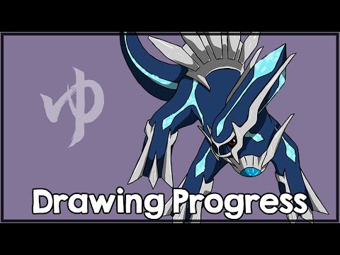 Drawing DIALGA the Pokemon - YouTube