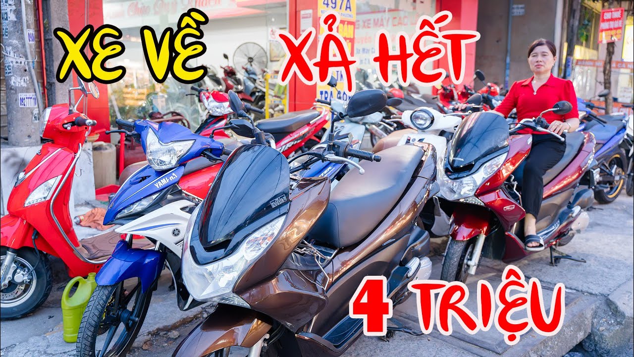 THANH LÝ LÔ XE MỚI VỀ PCX 125 EXCITER 135 WINNER V1 WAVE VISION NOZA XE ...