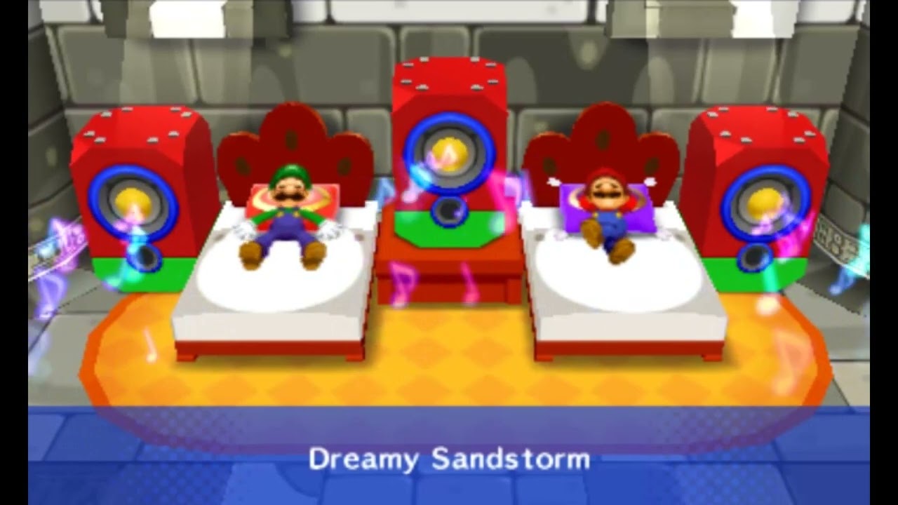 Mario & Luigi: Dream Team (3DS) OST Dreamy Sandstorm - YouTube