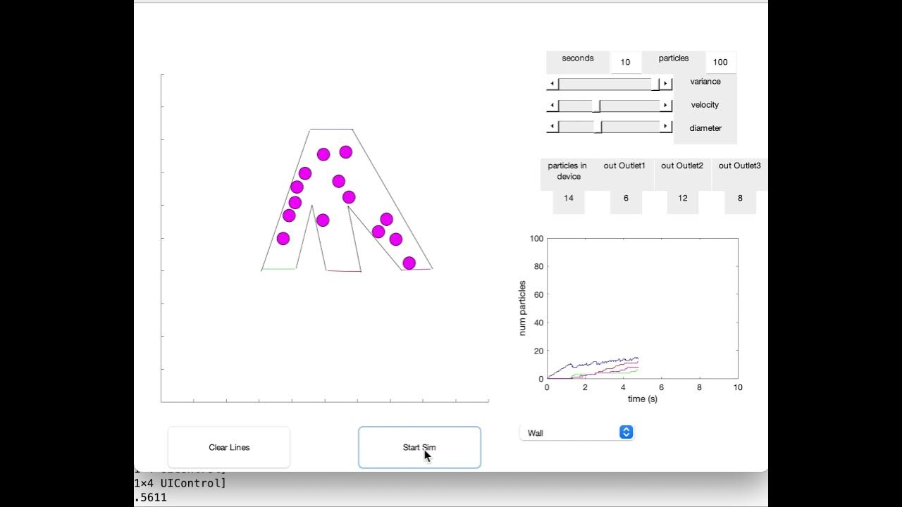 MATLAB Particle Simulation - YouTube