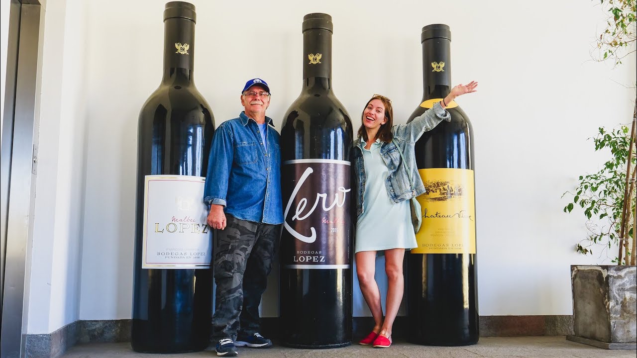 Tour Del Vino en Mendoza, Argentina en Bodegas López - YouTube