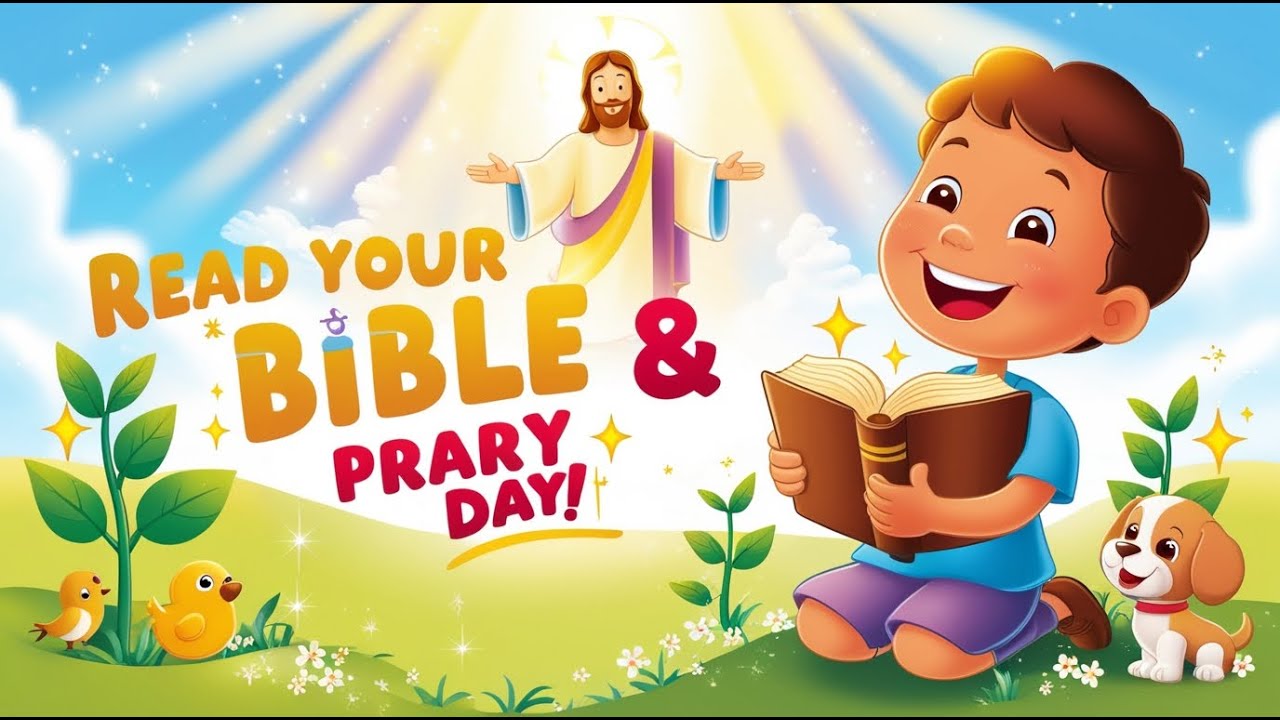 Read Your Bible & Pray Every Day Christian Kids Song 🌱 Grow with Jesus ...