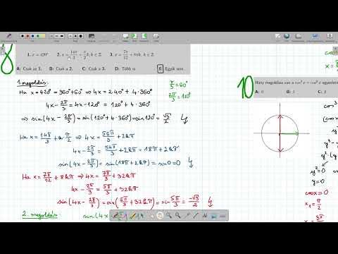 BME nulladik ZH Trigonometrikus egyenletek I - YouTube
