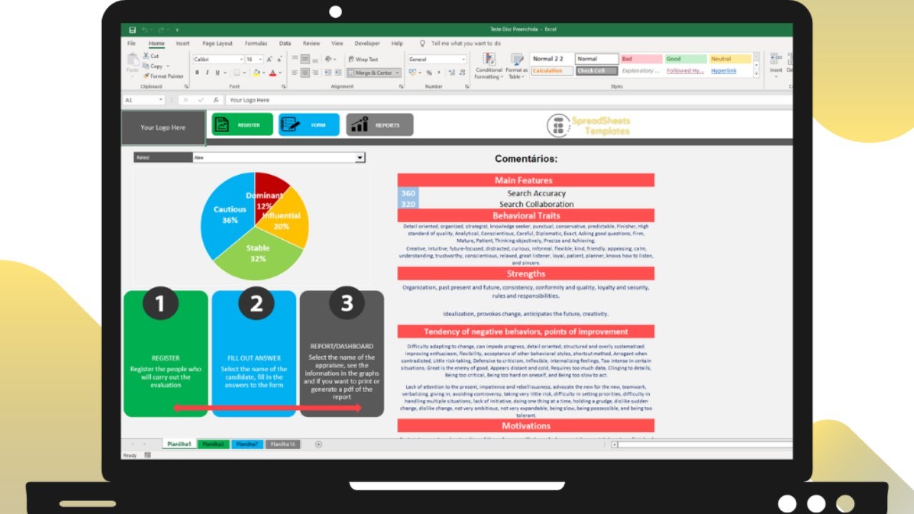 DISC Profile Test Worksheet - YouTube