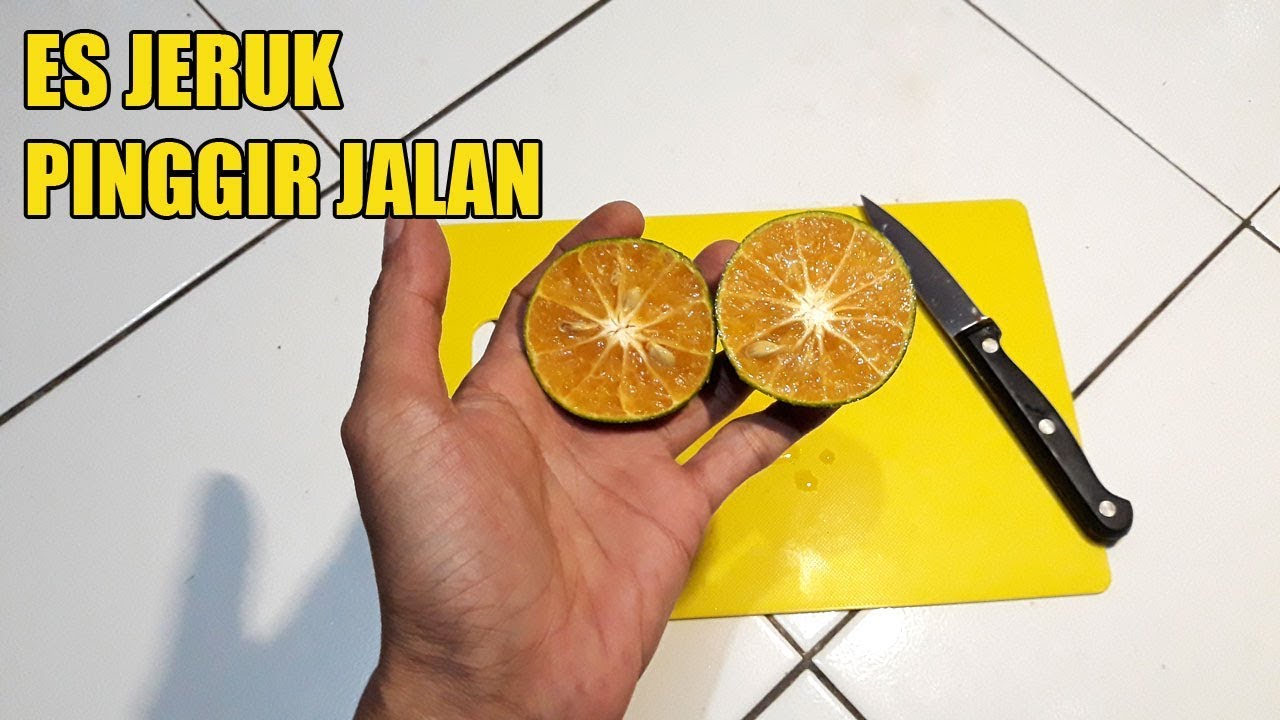 Cara Membuat Minuman Jeruk Peras Segar Dingin - YouTube