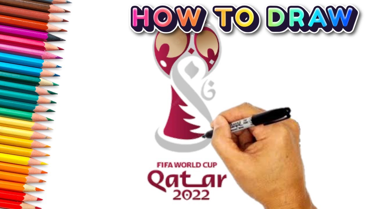 FIFA world cup 2022 trophy drawing / fifa drawing / FIFA trophy drawing ...