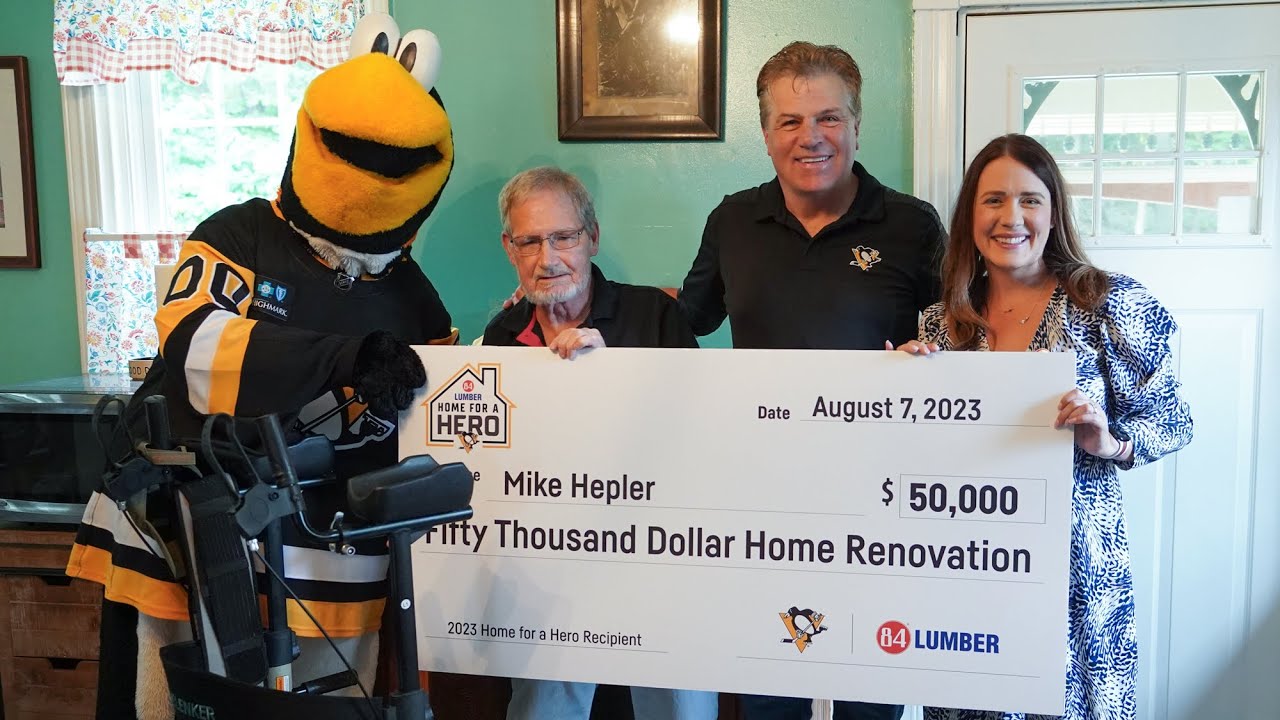 Mike Hepler: Home for a Hero | Pittsburgh Penguins - YouTube