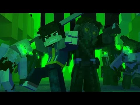 The Zombie Attack (foll Part) - Minecraft animatiom Batman4014
