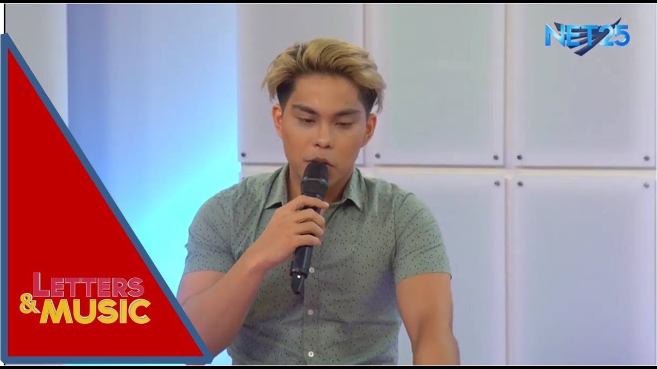 Nef Medina promotes his latest single "Patawad" (NET25 LETTERS AND ...