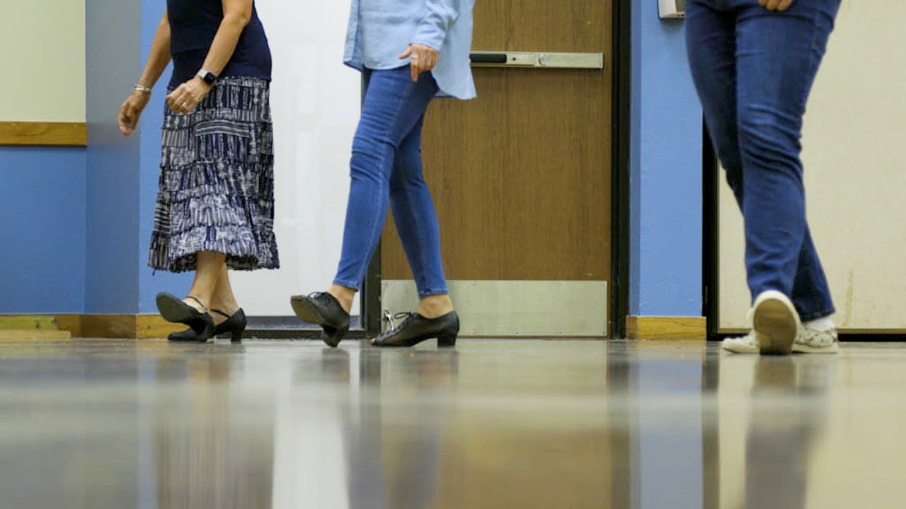 Line Dancing Classes at Denton Senior Center - YouTube