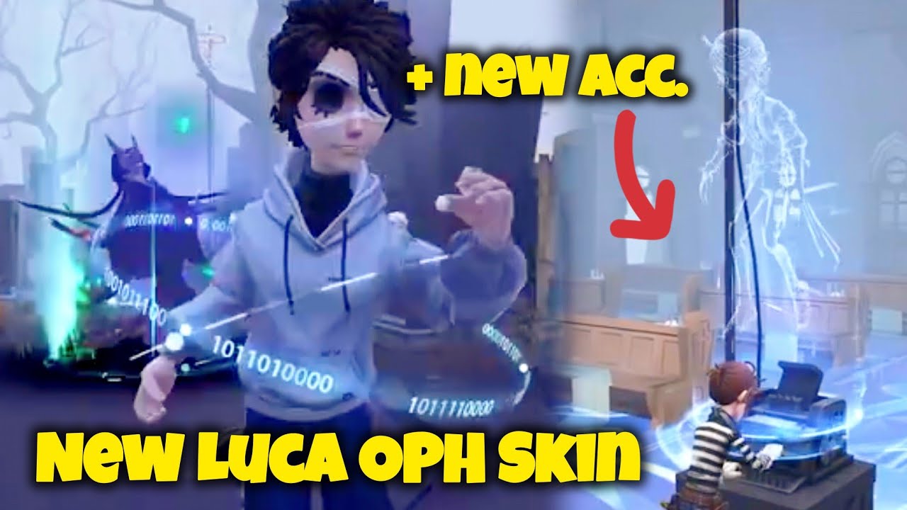 NEW OPH Luca Prisoner Skin + Acc. GAMEPLAY PREVIEW Identity V - YouTube