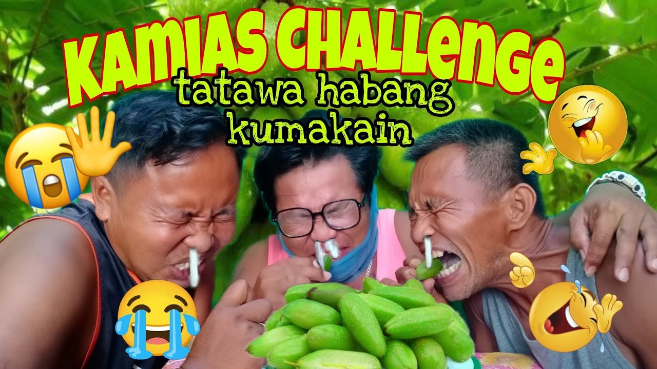 Kamias Challenge (Super Funny) tumatawa habang kumakain - YouTube