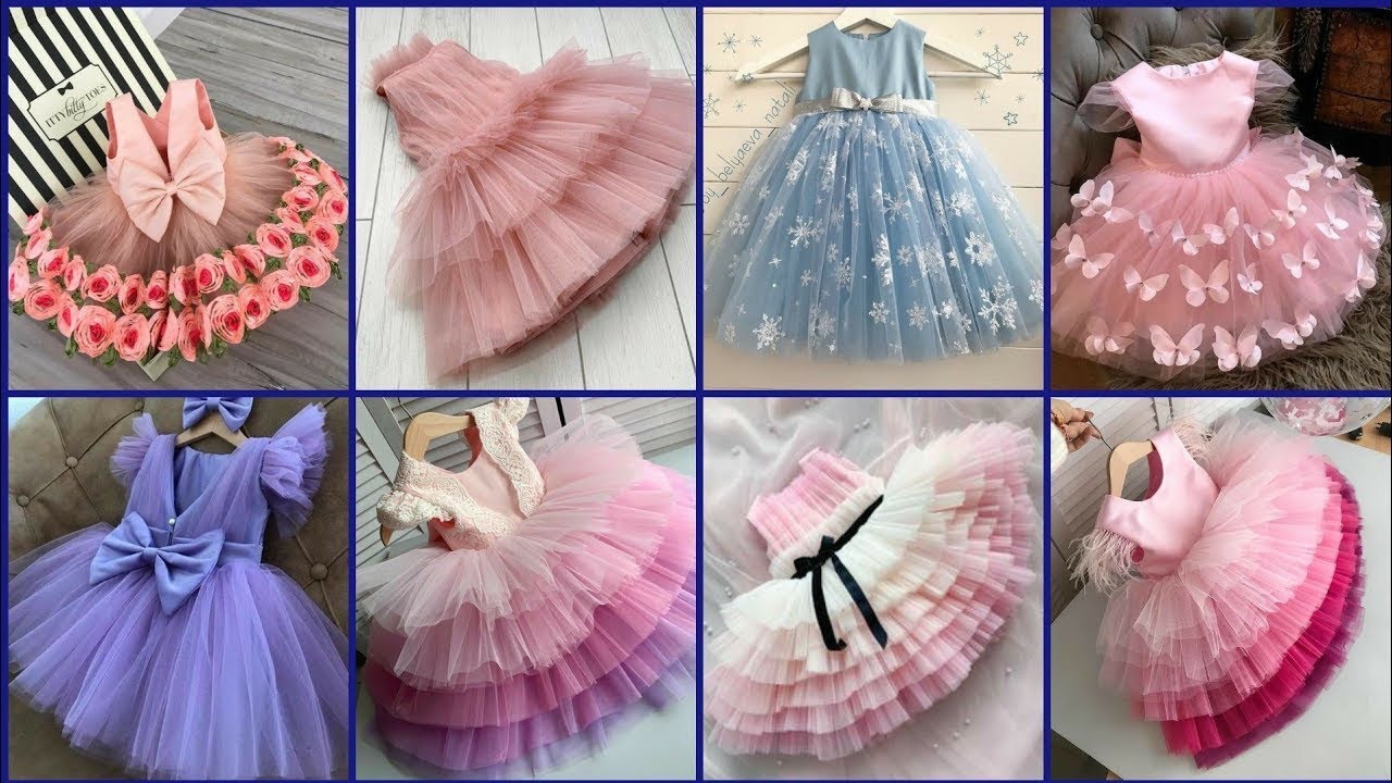 Beautiful Net Frocks Designs for girls latest collection 2023 - YouTube