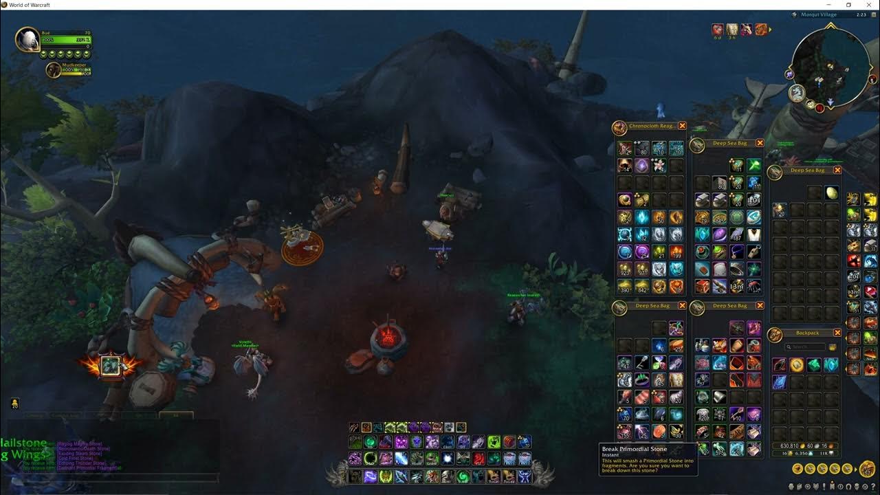 Where to break Primordial Stones for Dorman Primordial Fragments, WoW Dragonflight - YouTube