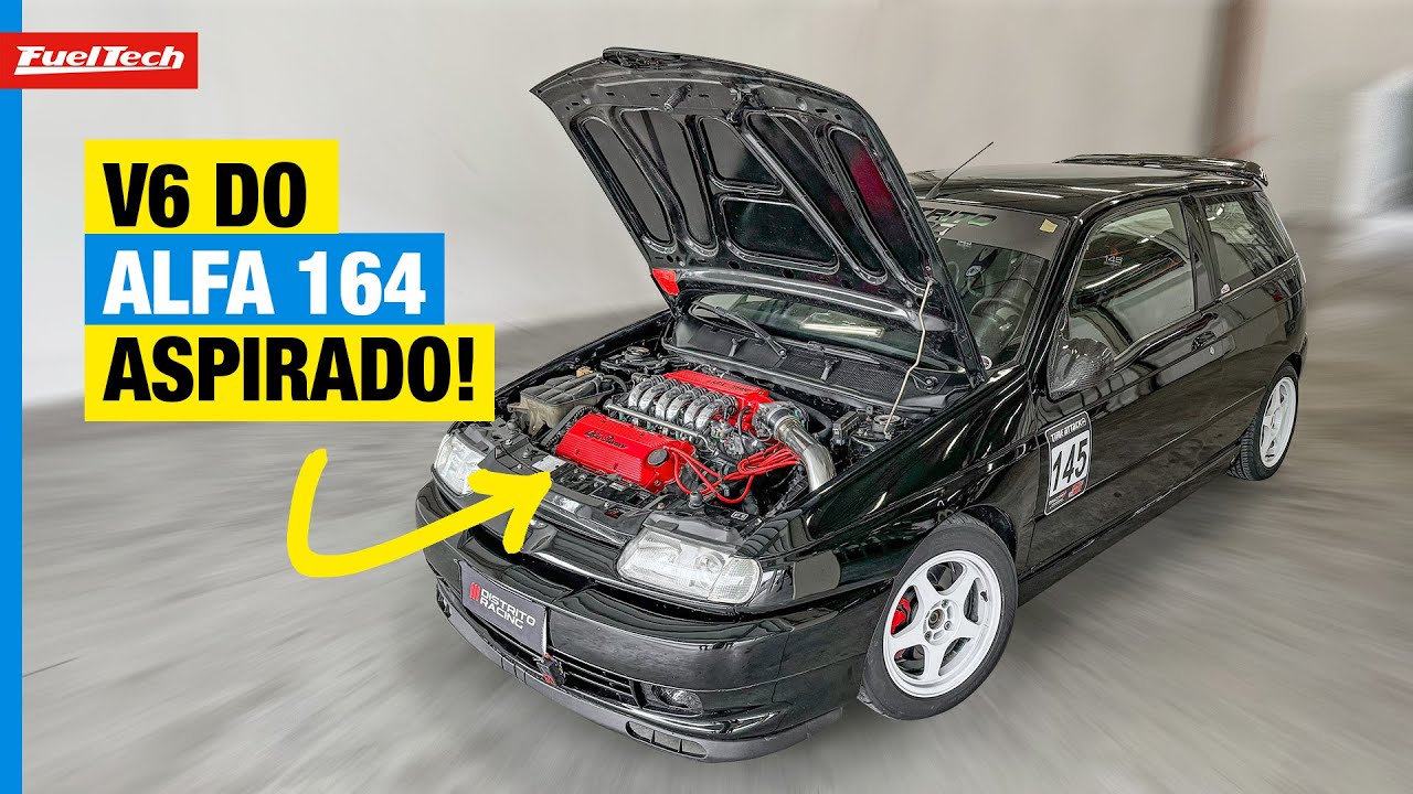 Alfa 145 V6 Busso tem swap único, FuelTech e acelera forte nos ...