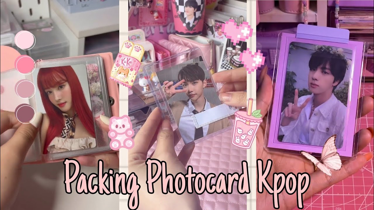 🎀 Packing Photocard Kpop Asmr #31 || Sunflowerss - YouTube