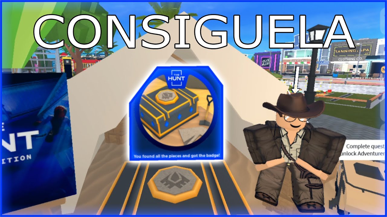 COMO CONSEGUIR LA INSIGNIA DE REDCLIFF CITY (ROBLOX THE HUNT) - YouTube