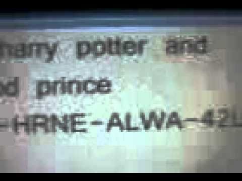 Harry Potter and the Half Blood Prince game CD key - YouTube