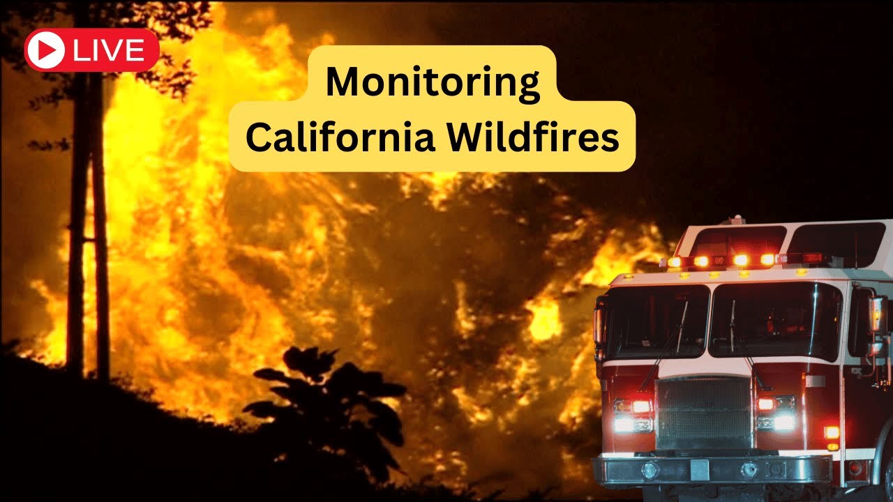 LA Fires, Palisade, Eaton, Hurst, Kenneth - California Fire Watch - YouTube