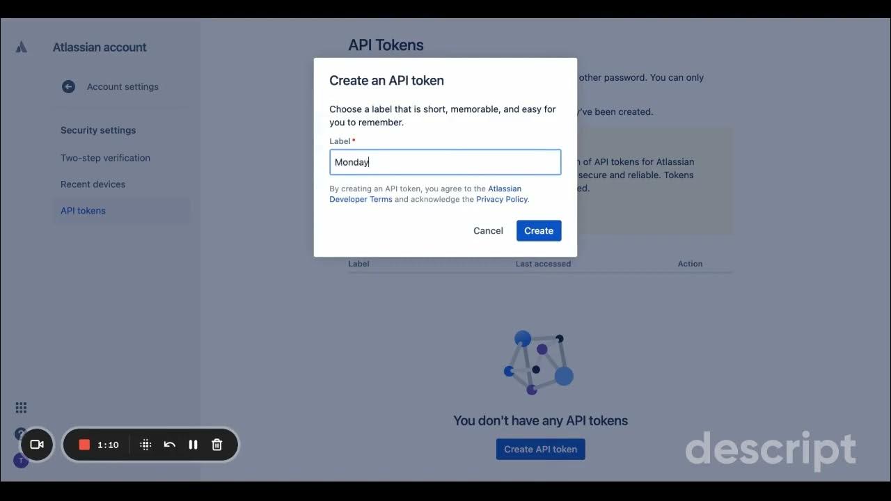 #Short - How to create API Key in Jira - YouTube