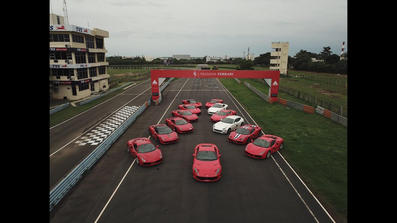 Passione Ferrari | Madras Motor Race Track | Chennai - YouTube