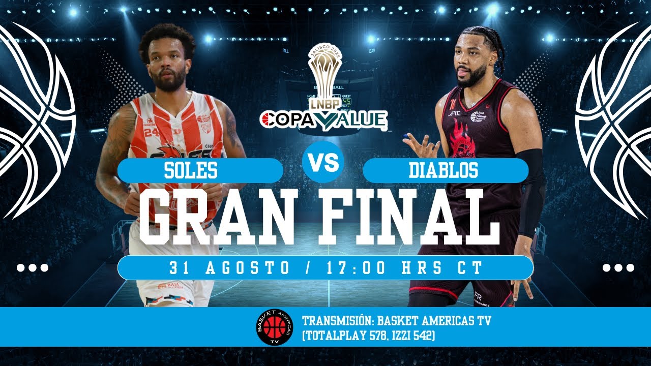 SOLES DE MEXICALI VS DIABLOS ROJOS DEL MÉXICO BÁSQUETBOL / GRAN FINAL ...