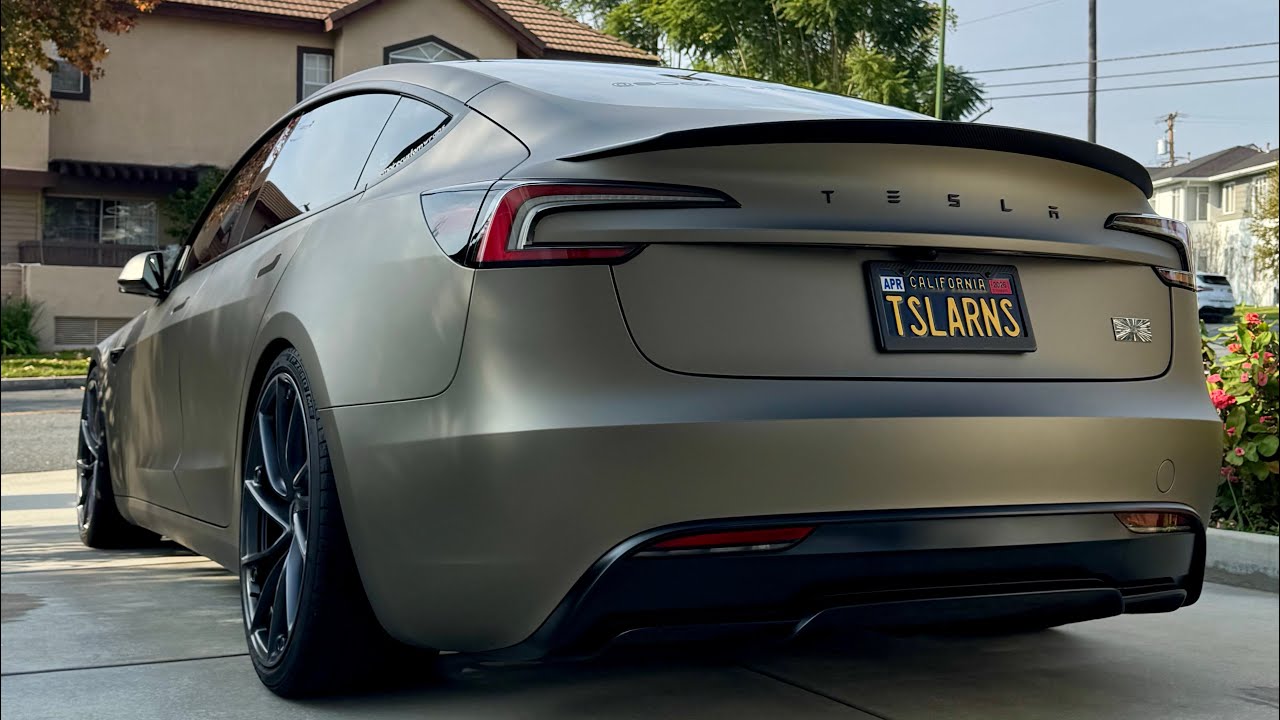 1st in SoCal With Dynamic Color PPF on a 2025 Tesla Model 3 Performance ...