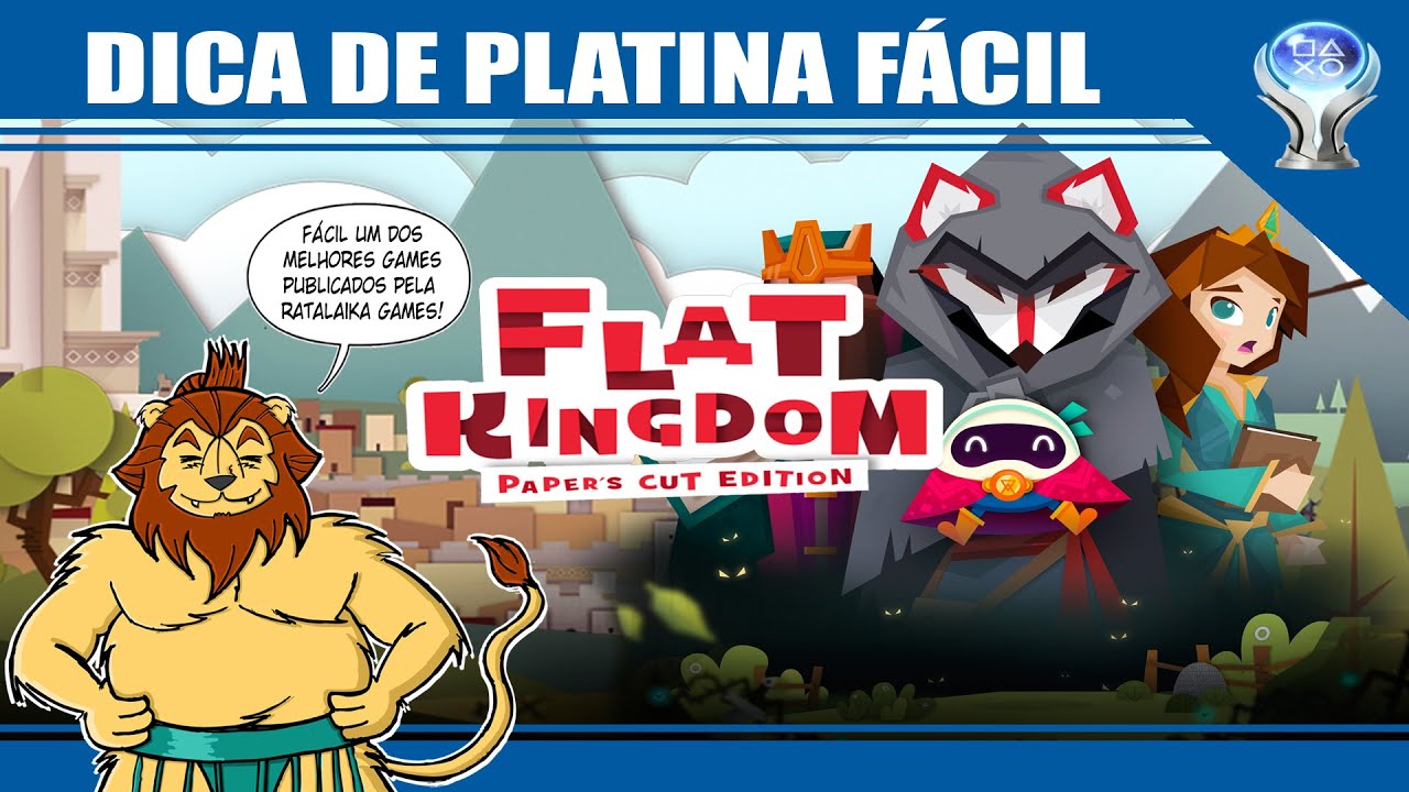 Flat Kingdom Paper's Cut Edition - Dica de platina fácil - YouTube