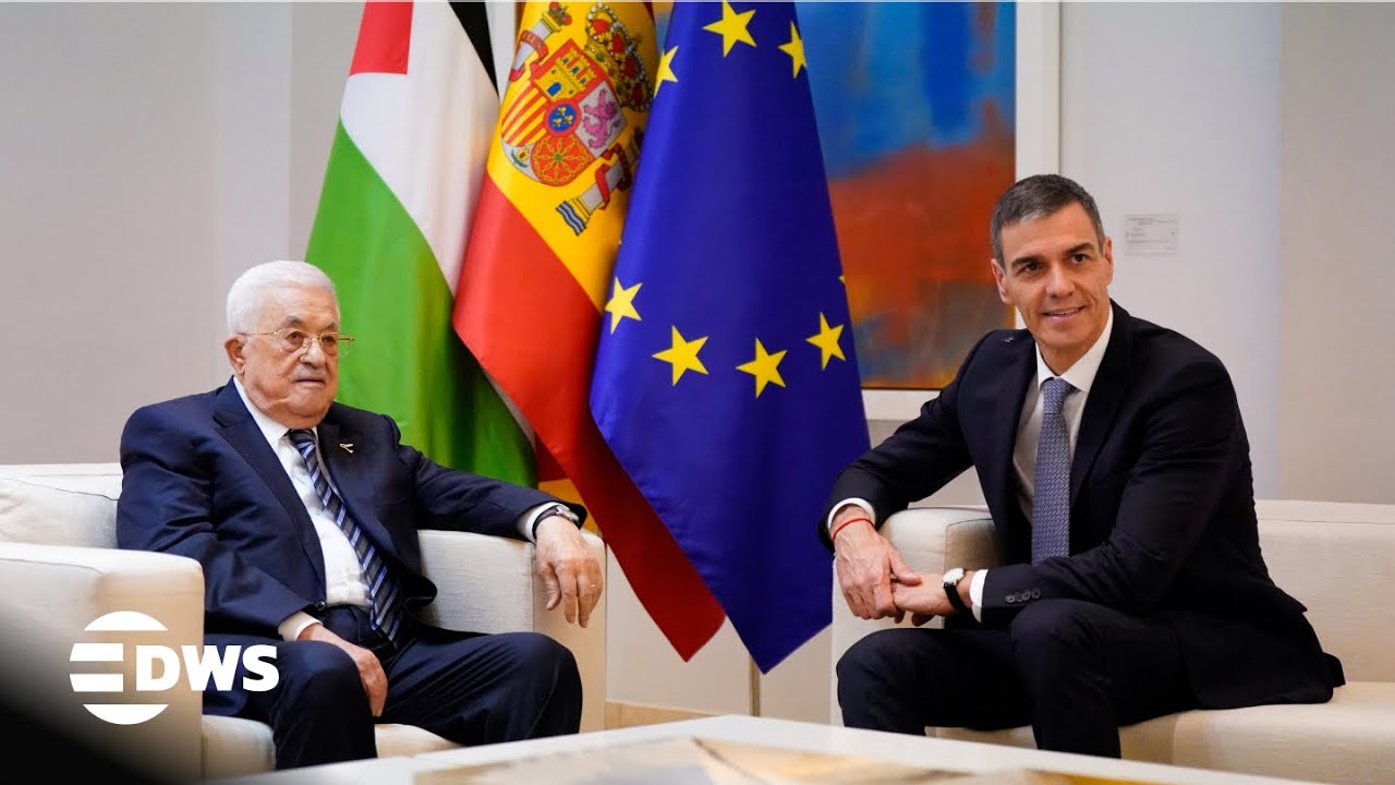 FULL PRESSER: Spanish PM Sanchez Meets Palestinian President Abbas ...