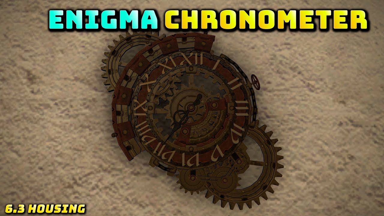 FFXIV: Enigma Chronometer - 6.3 Housing - YouTube