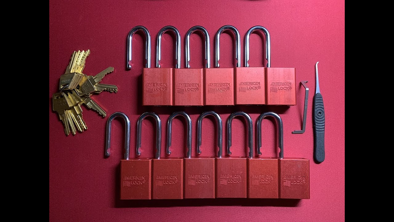 (15) PICKING 11 AMERICAN LOCK SERIES 1100 PADLOCKS IN 4 MINUTES 6 ...