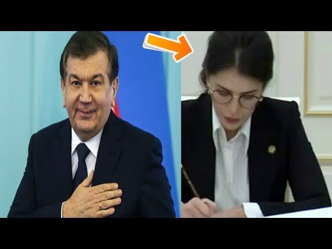 SHAVKAT MIRZIYOYEVNING QIZI SHAXNOZA MIRZIYOYEVA VAZIRLIKDA ISHLAMOQDA