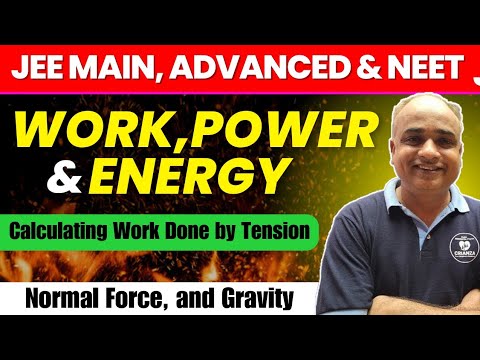 Work, Power, and Energy Part 1 | Calculating Work Done by Tension ...