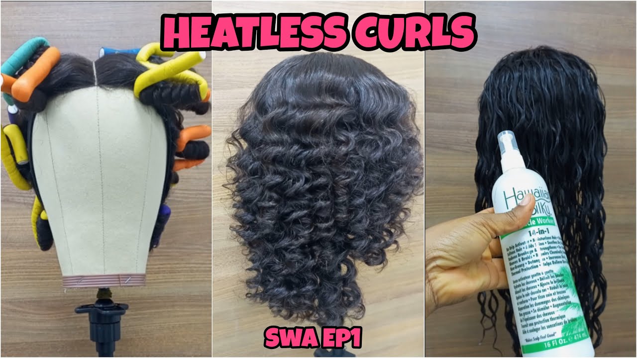 Curly hair styling using bending Rollers || SWA EP1 voice over - YouTube