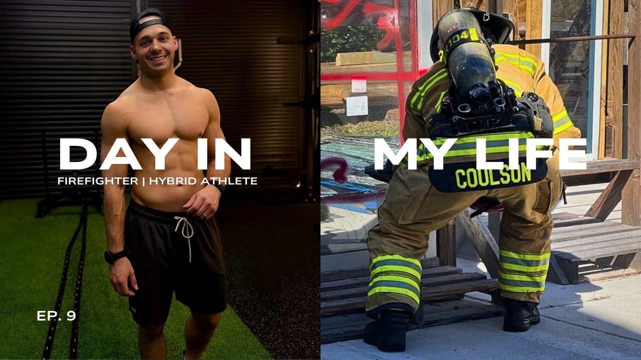 FIREFIGHTER DAY IN THE LIFE | Hybrid Athlete: Pre-Shift, Tempo Run ...