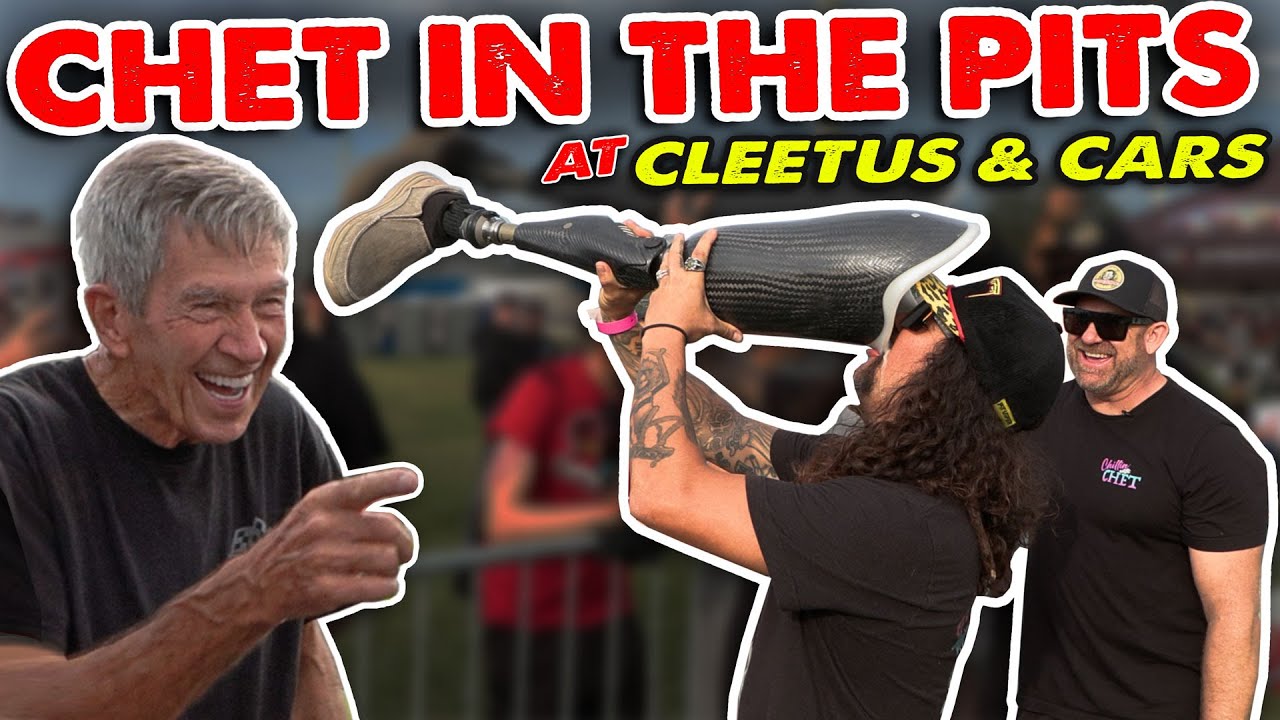 Chet in the Pits… oh and I did a Burnout!! - YouTube