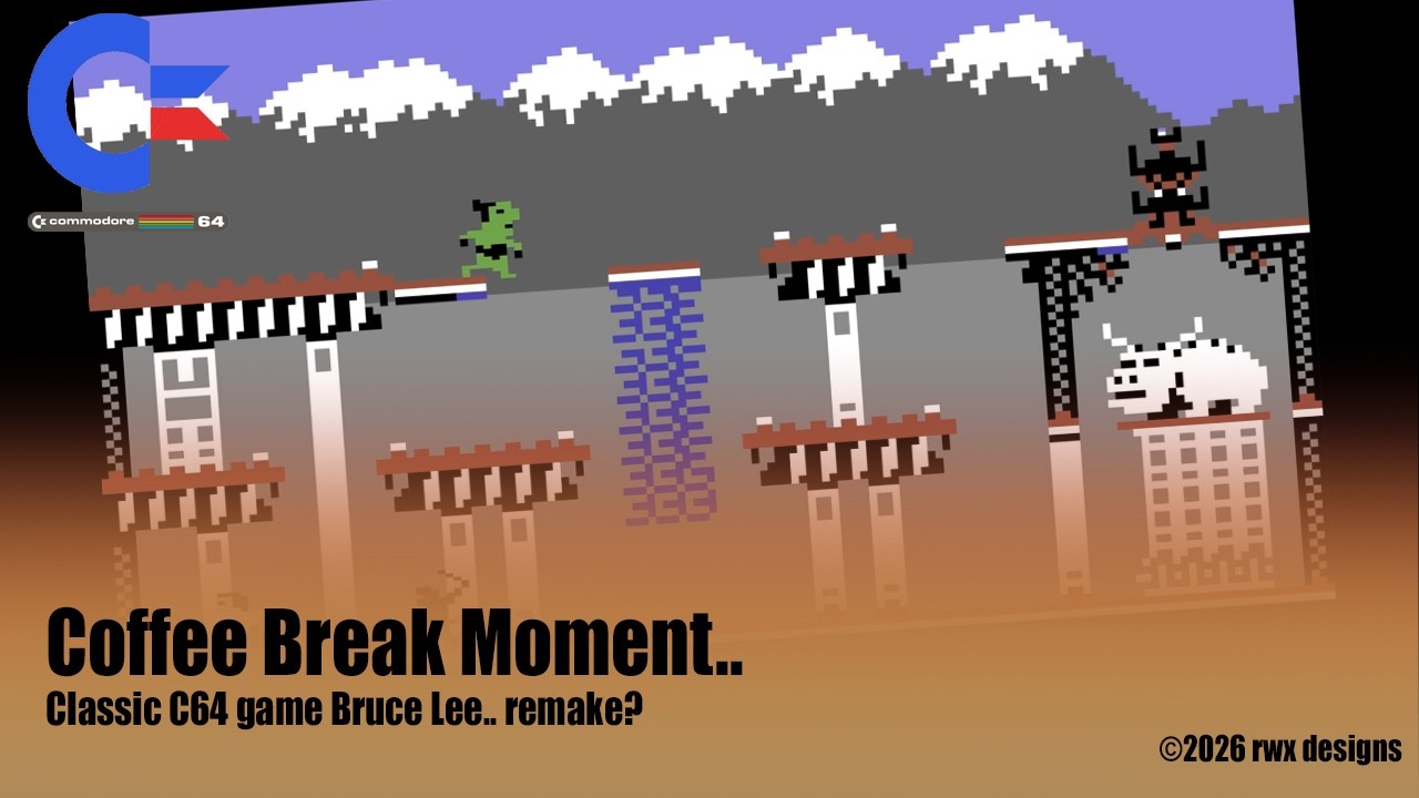 Coffee Break Moment - Classic game Bruce Lee - remaster? - YouTube