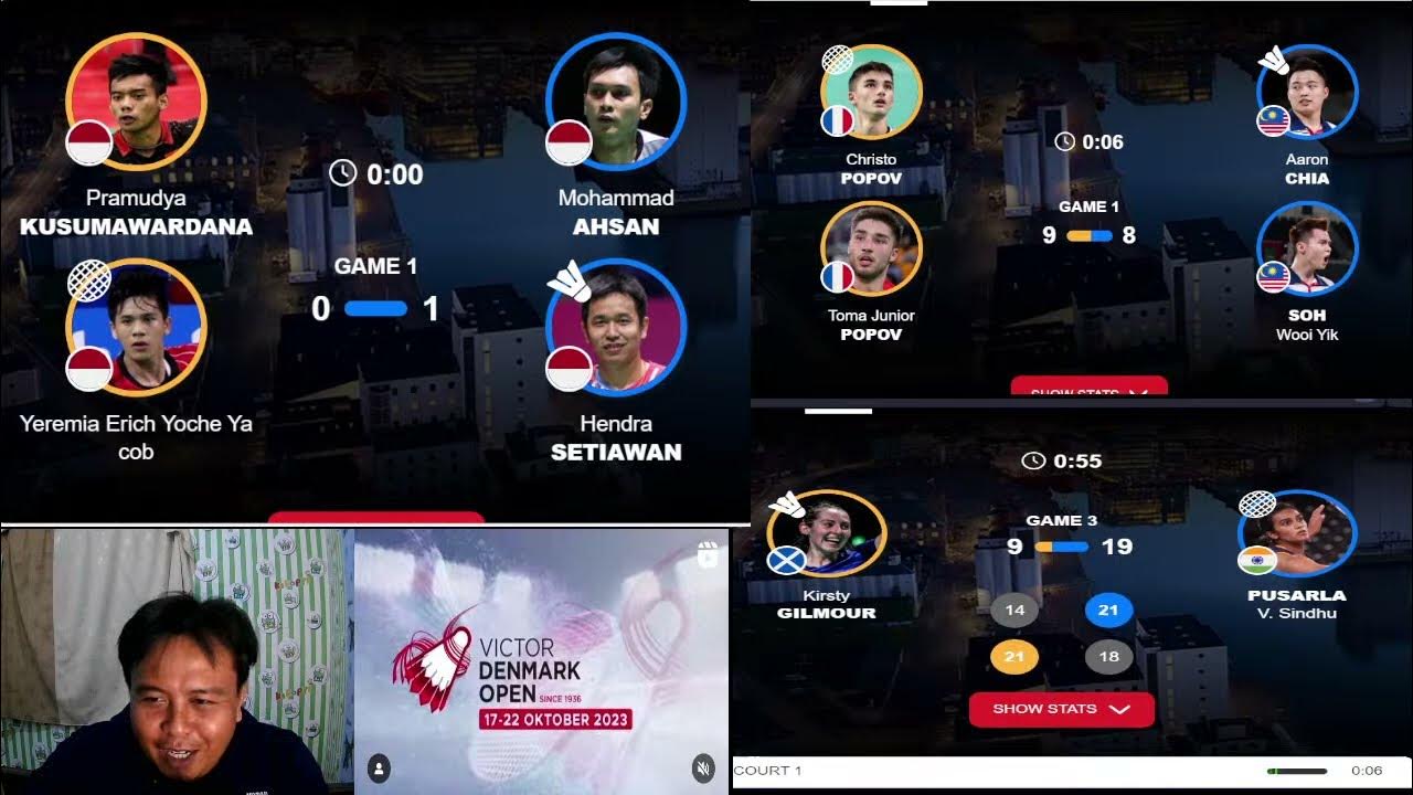 🔴LIVE - Ana/Tiwi (INA) vs Julie/Ciara (SKOT) I Denmark Open 2023 Siaran Langsung LIVESCORE - YouTube